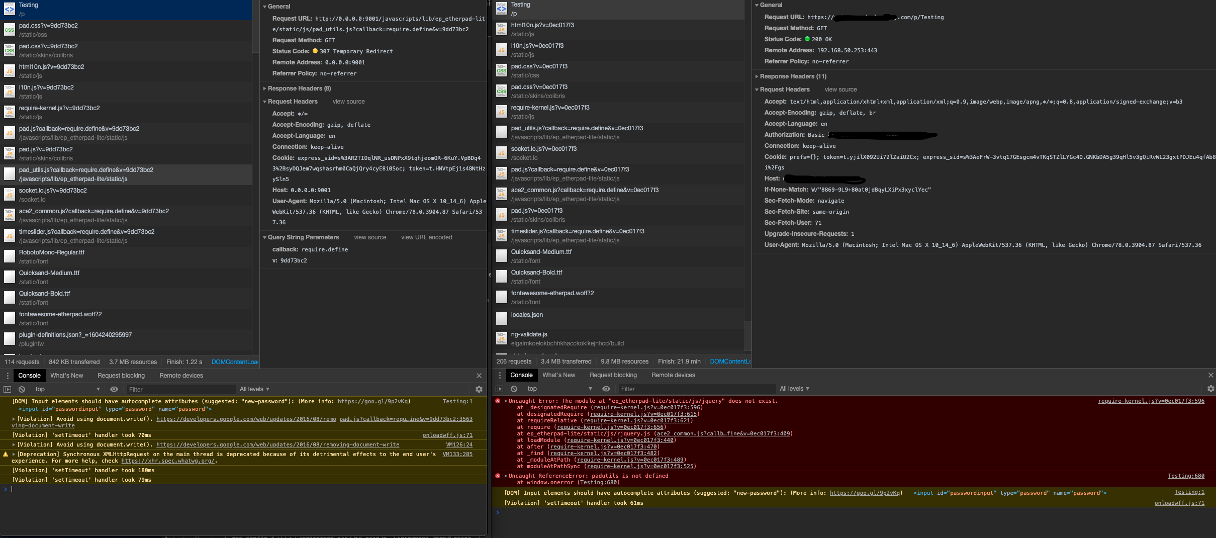 Error: The module at Error: The module at