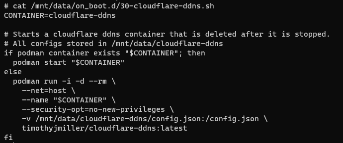 cloudflare-ddns does not run nor provide output · Issue #89 · unifi-utilities/unifios-utilities ...