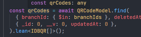 Types suddenly messed up with .lean() function calls? · Issue #435 · typegoose/typegoose · GitHub