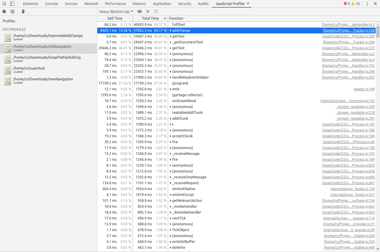 Investigate optimizing `HistoryTracker.addChange()` · Issue #3920 · VSCodeVim/Vim · GitHub