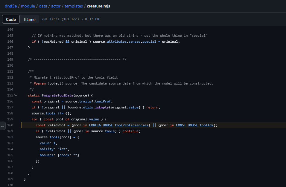 Cannot read properties of undefined (reading 'toolIds') · Issue #2369 · foundryvtt/dnd5e · GitHub