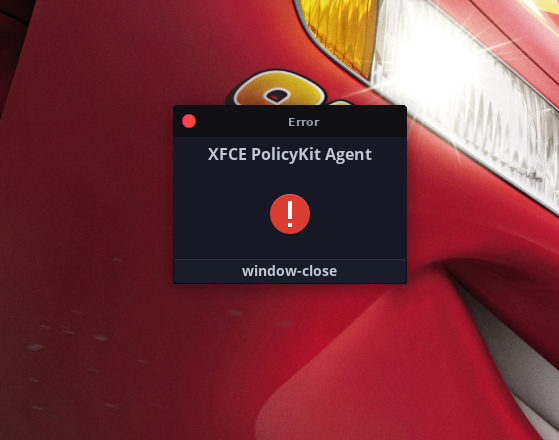 XFCE PolicyKit Agent Error · Issue #13511 · void-linux/void-packages · GitHub