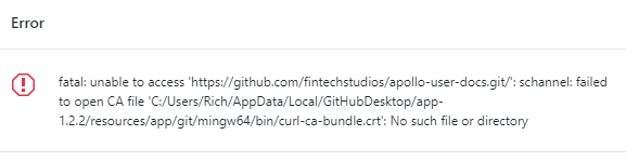 Getting a Fatal Error when attempting to upload changes · Issue #4868 · desktop/desktop · GitHub