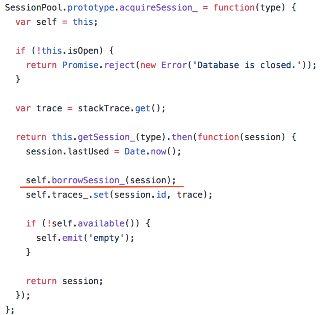 Sessions leaking from Pool · Issue #134 · googleapis/nodejs-spanner · GitHub