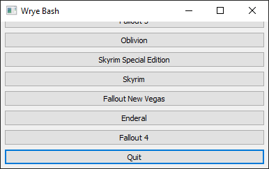 Multi-Game menu is partially squashed · Issue #441 · wrye-bash/wrye-bash · GitHub