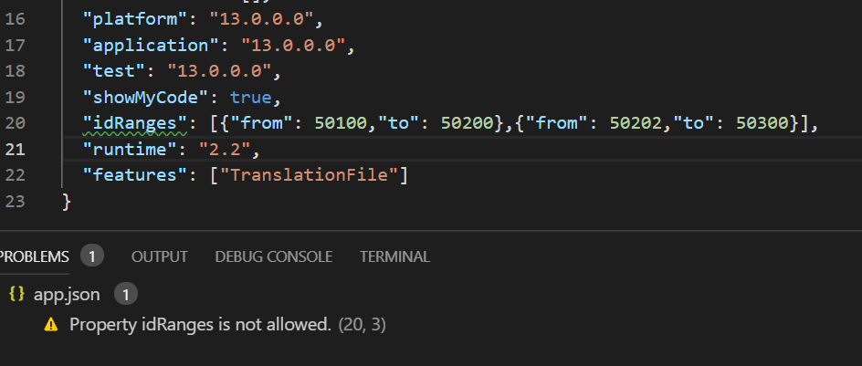 idRanges property · Issue #4394 · microsoft/AL · GitHub
