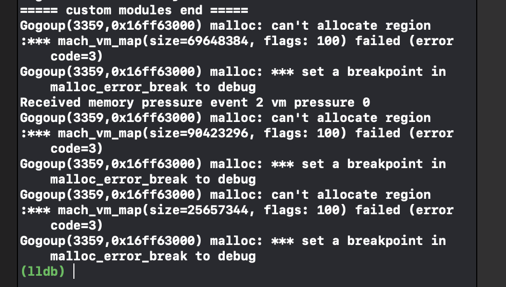 malloc: can't allocate region · Issue #3288 · SDWebImage/SDWebImage · GitHub