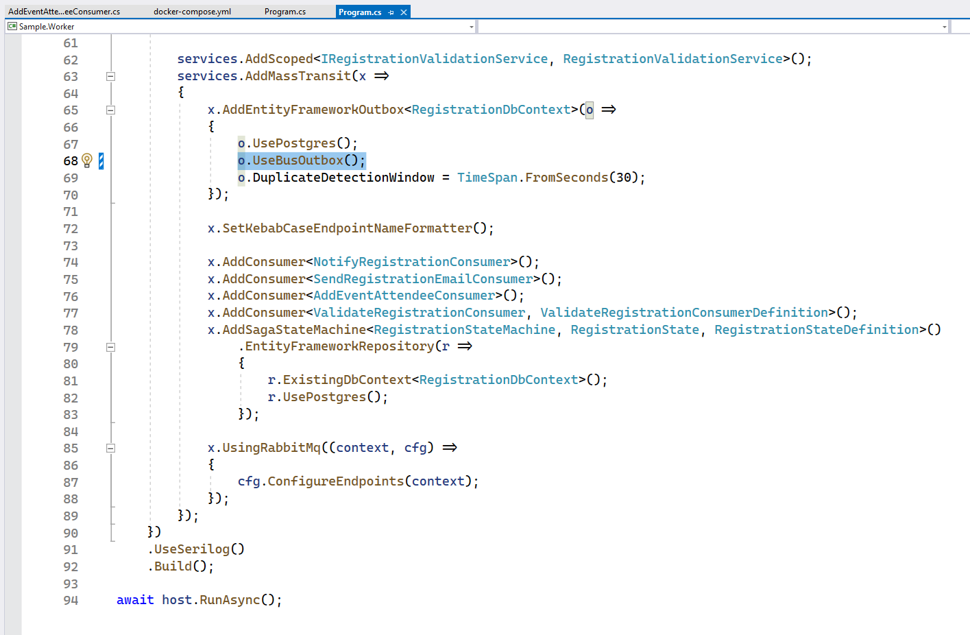 MassTransit transaction outbox not used by receiver publisher? · MassTransit MassTransit ...