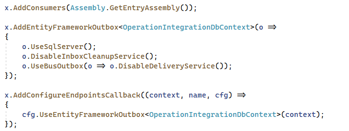 MassTransit transaction outbox not used by receiver publisher? · MassTransit MassTransit ...