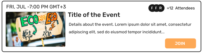 Event Cards · Issue #17 · ReCoded-Org/pebble-work-capstone-project · GitHub