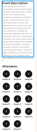 Event View Page - Description + Attendees · Issue #24 · ReCoded-Org/pebble-work-capstone-project ...