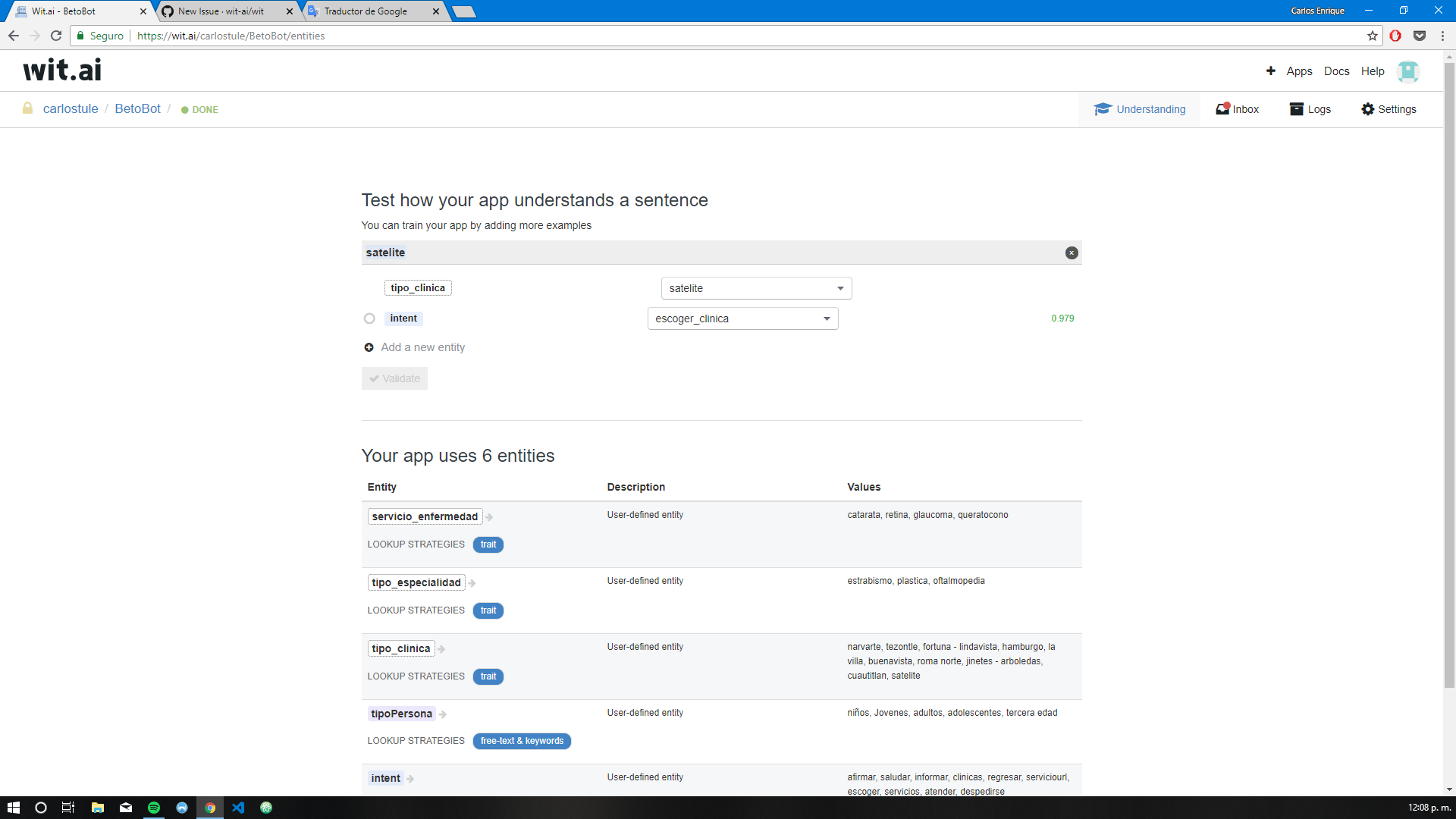 Wit.ai disabled button "Validate" and I can´t continue training the bot · Issue #1135 · wit-ai ...
