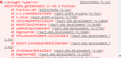 editorState.getImmutable is not a function · Issue #903 · jpuri/react-draft-wysiwyg · GitHub
