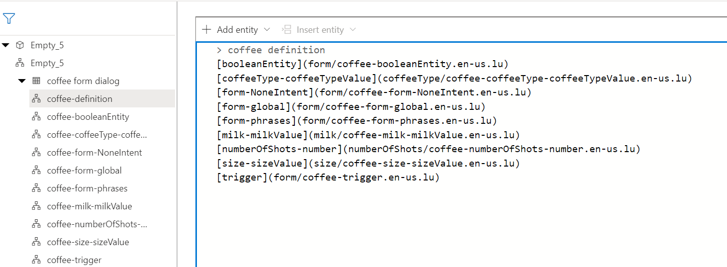 Imported LU files show in left nav only for the top LU file · Issue #8216 · microsoft ...