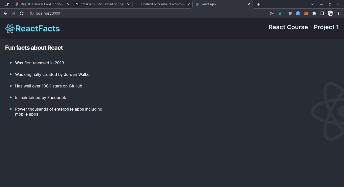 GitHub - Oneted11/scrimba-react-project1: free react tutorial on scrimba static project 1