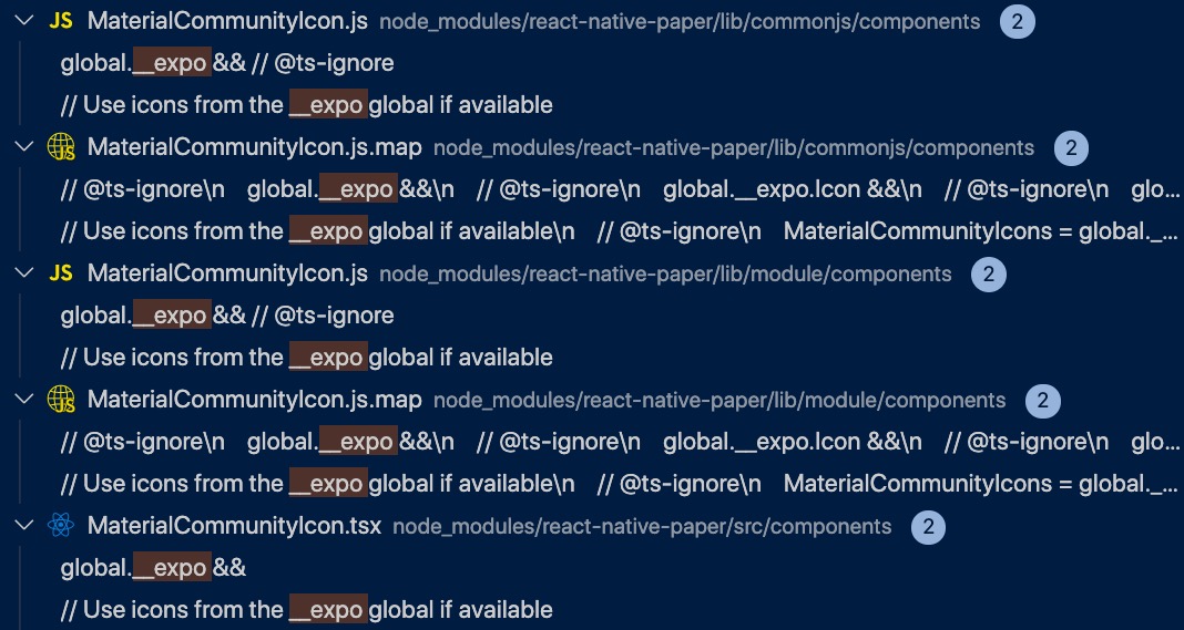 Uses deprecated expo globals __expo · Issue #2457 · callstack/react-native-paper · GitHub
