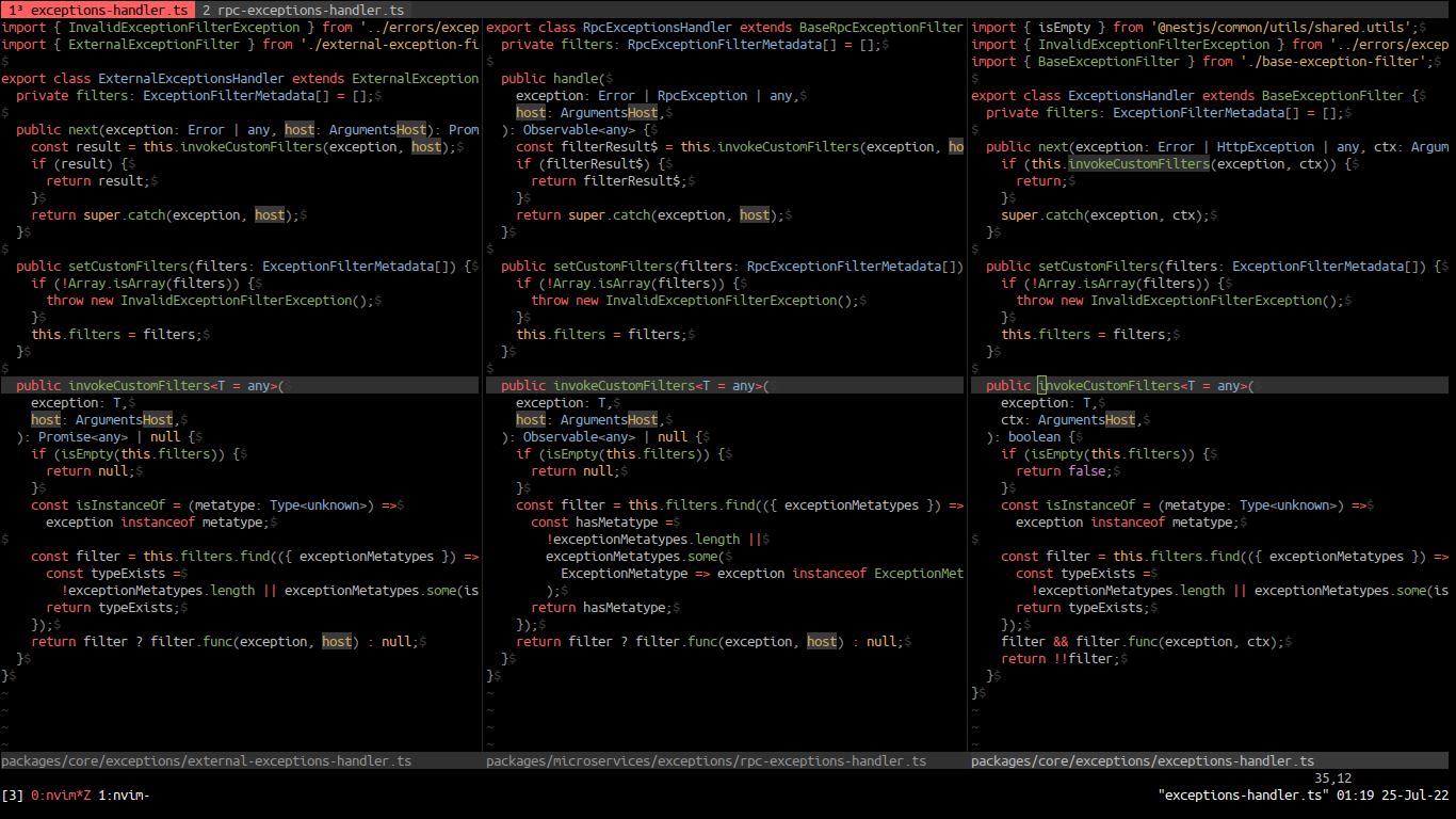 Refactor Duplication In Exception Handlers · Issue 10008 · Nestjs Nest · Github