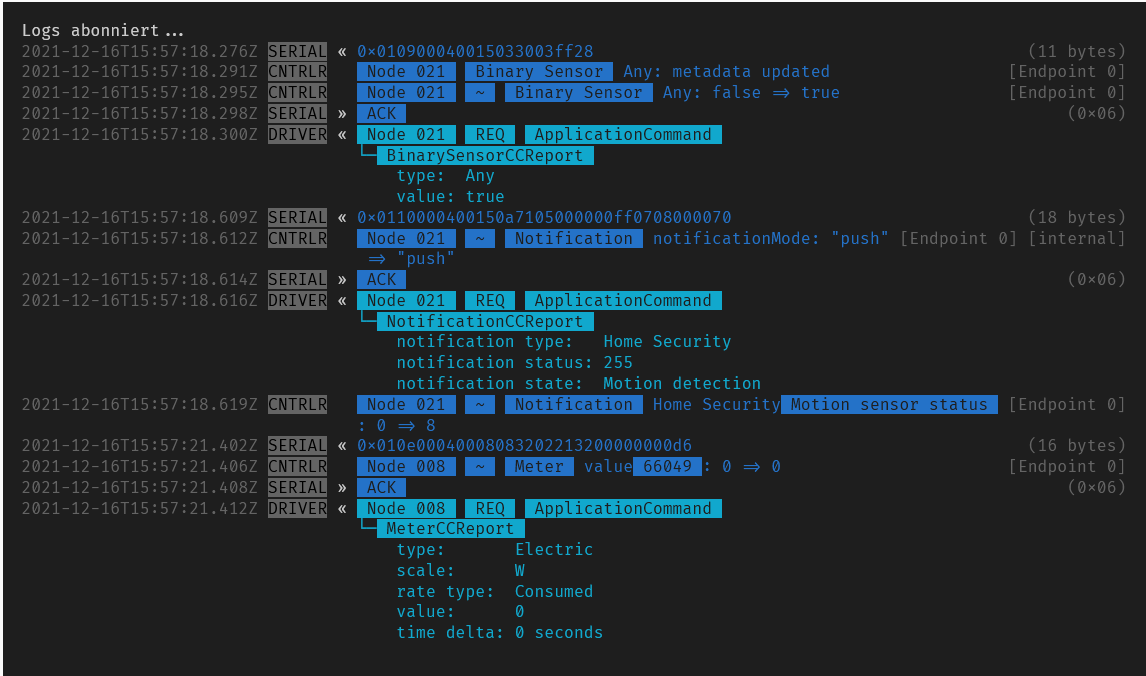 [feat] Use a monospace font and preserve spaces in the log · Issue #2072 · zwave-js/zwave-js-ui ...