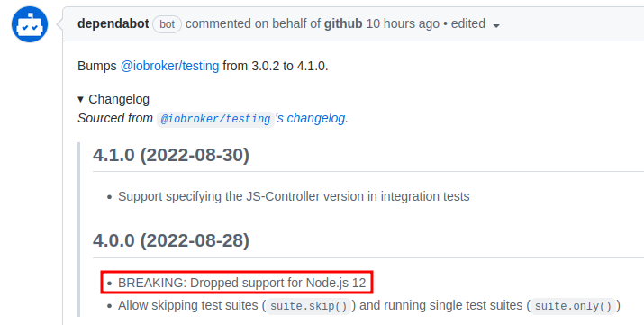 Unexpected Token Error For Test And Release Action · Issue 525 · Iobroker Testing · Github