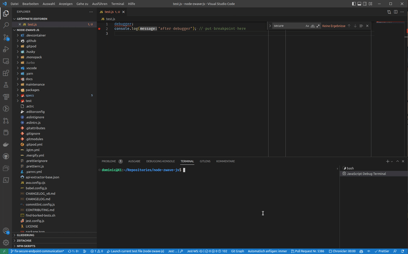 Javascript Debugger Not Working · Issue 172906 · Microsoftvscode · Github 