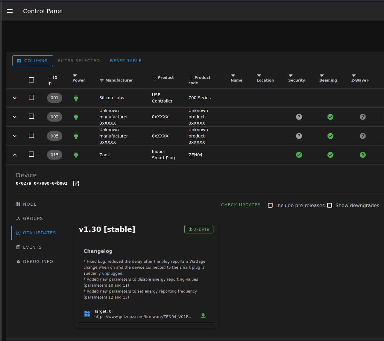 Render firmware update changelogs as Markdown · Issue #3420 · zwave-js ...