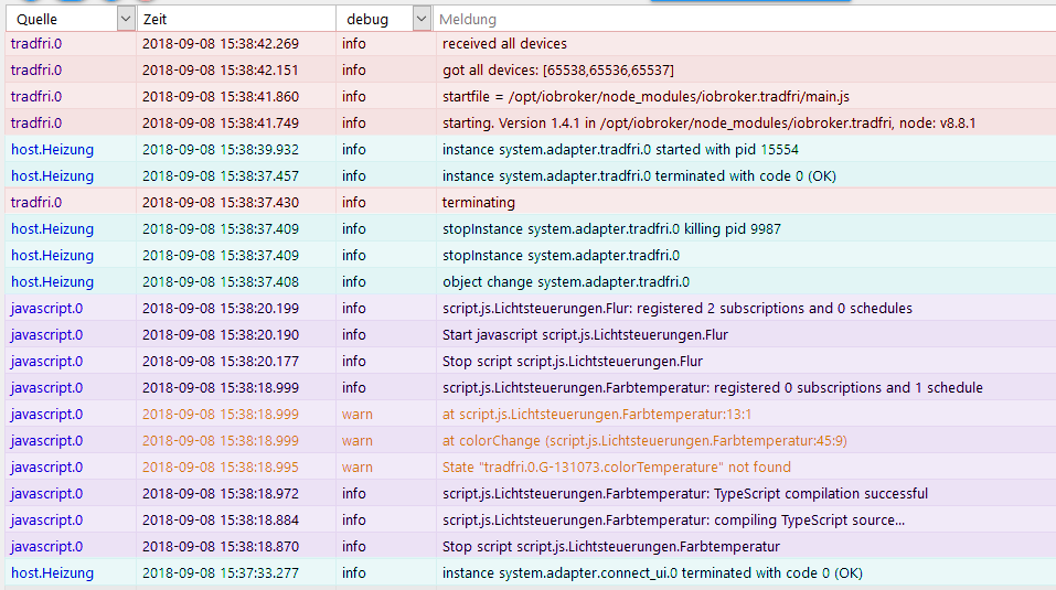 Feature idea: colorize log output differently per adapter · Issue #324 · ioBroker/ioBroker.admin ...