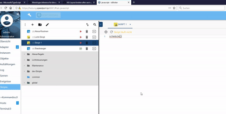Deleted, but open scripts stay in the tab view · Issue #283 · ioBroker/ioBroker.javascript · GitHub