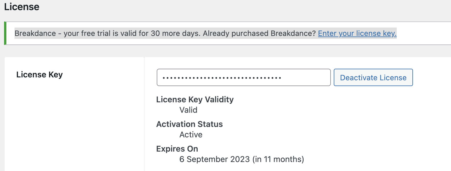Licence not recognised - or just a glitch · Issue #439 · soflyy/breakdance-bugs · GitHub