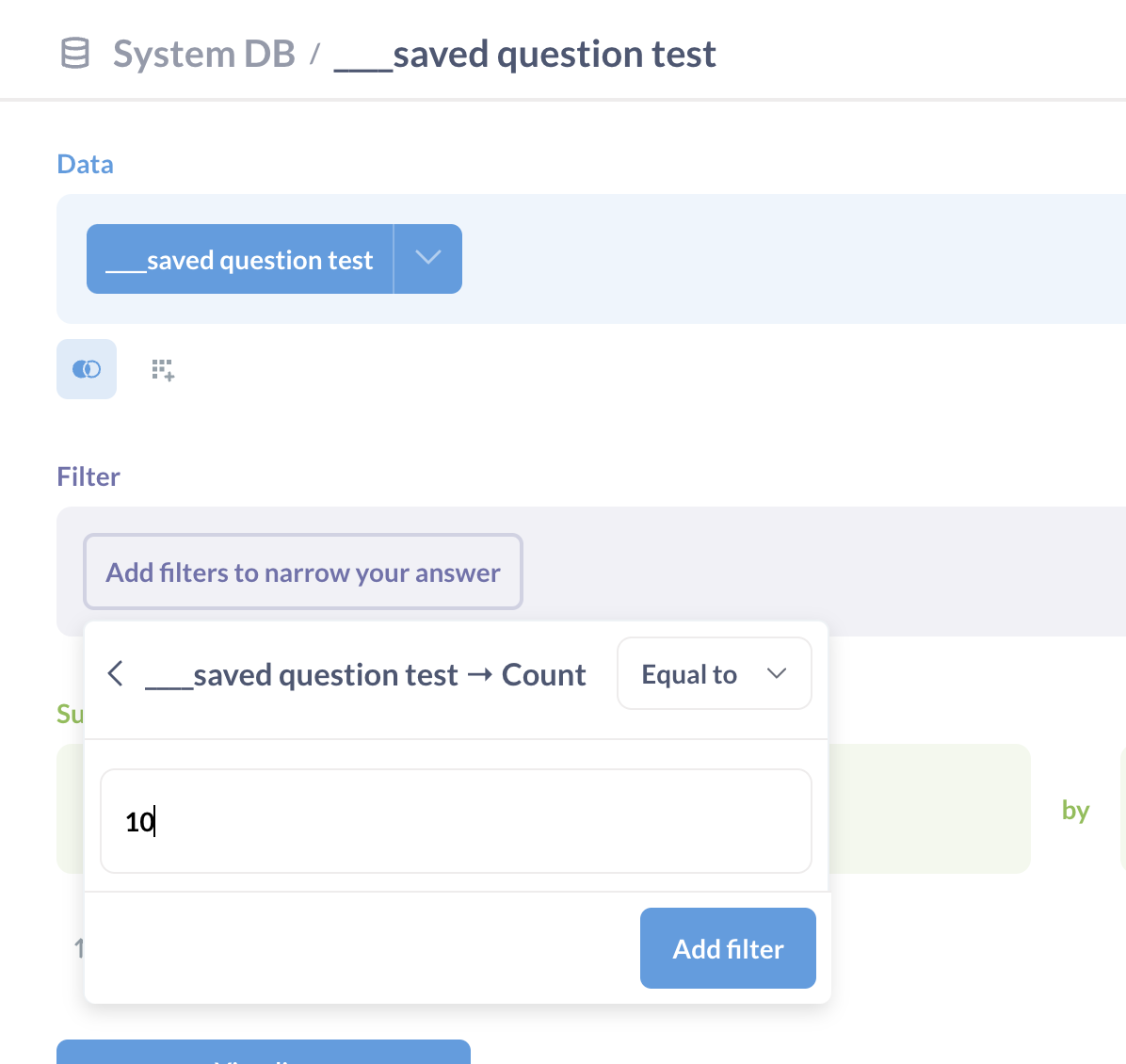 Cannot filter on models and saved questions · Issue #32484 · metabase/metabase · GitHub