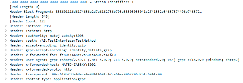 Grpc.Core server rejects gRPC requests forwarded with YARP with "Missing header" · Issue #27065 ...