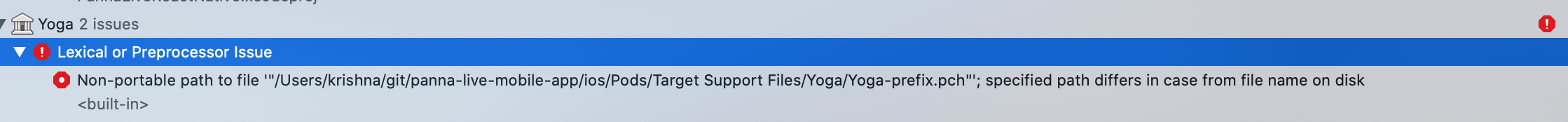 Xcode 11 release build Yoga.cpp compiling error · Issue #26967 · facebook/react-native · GitHub