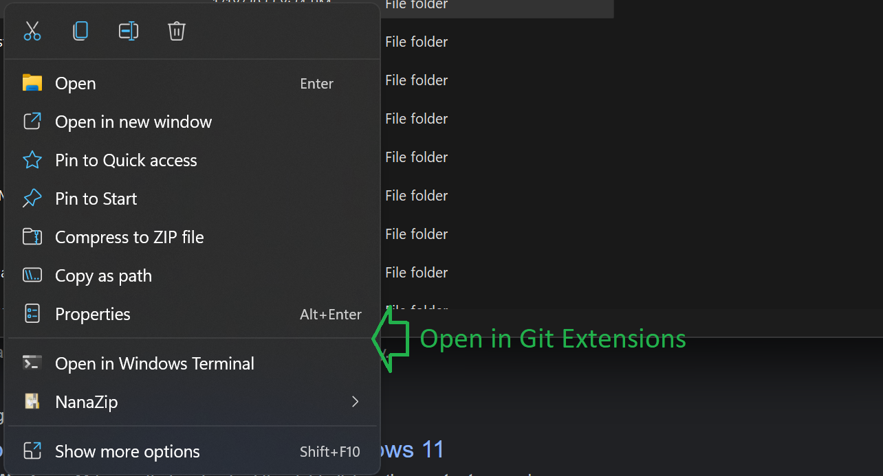 Windows 11 Context Menu · Issue #9824 · gitextensions/gitextensions · GitHub