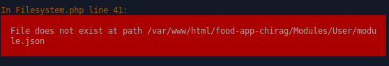 deleting module throwing exception module.json not found · Issue #910 · nWidart/laravel-modules ...