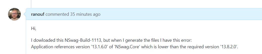 NSwagStudio does not support NetCore22? · Issue #3538 · RicoSuter/NSwag · GitHub