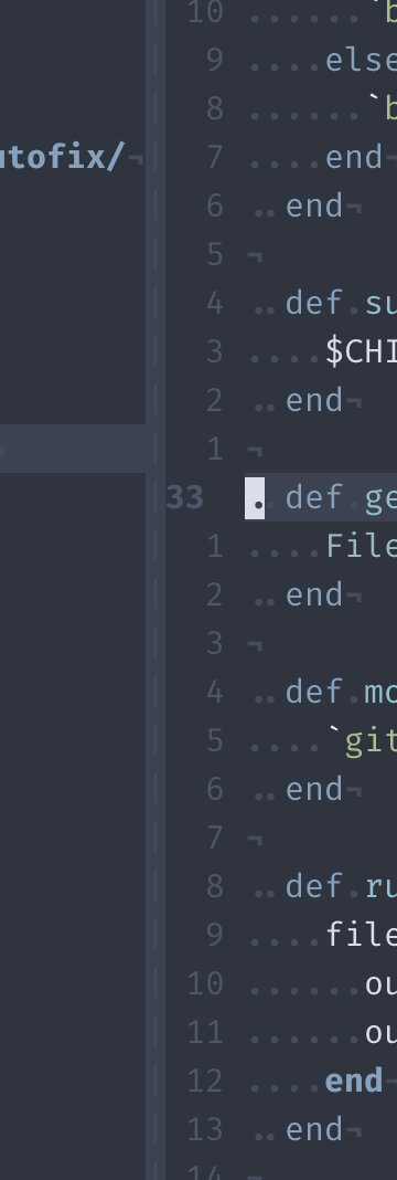 Lighter column number · Issue #110 · nordtheme/vim · GitHub