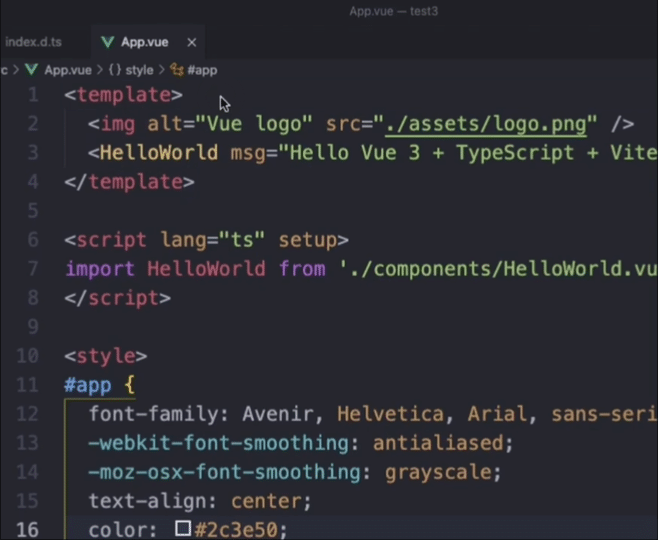 Unable to get `IntelliSense` hint for `GlobalComponents props` in real time · Issue #1196 ...