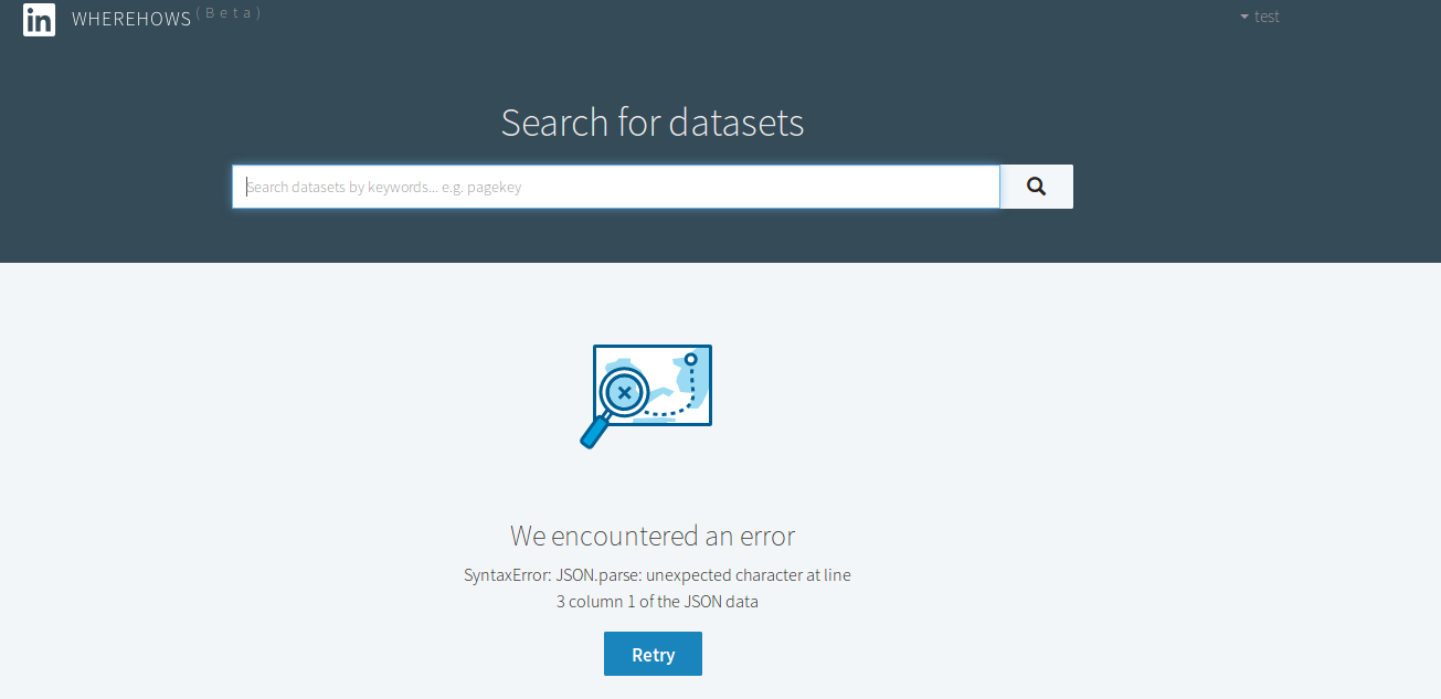 frontend UI error on a fresh install · Issue #1292 · datahub-project/datahub · GitHub