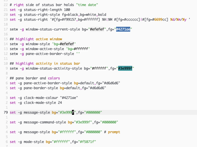 Add support for tmux config file · Issue #130 · ap/vim-css-color · GitHub