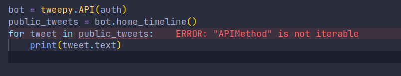 Pylance says that the return type is non iterable · Issue #914 · microsoft/pylance-release · GitHub