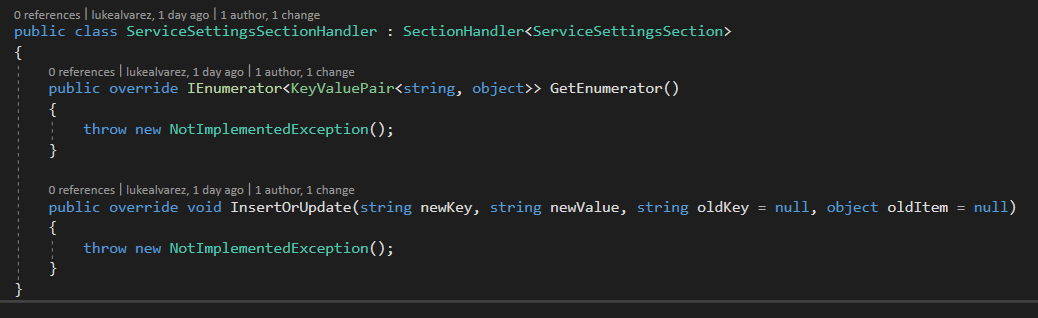 Using Section Handlers · Issue #86 · aspnet/MicrosoftConfigurationBuilders · GitHub