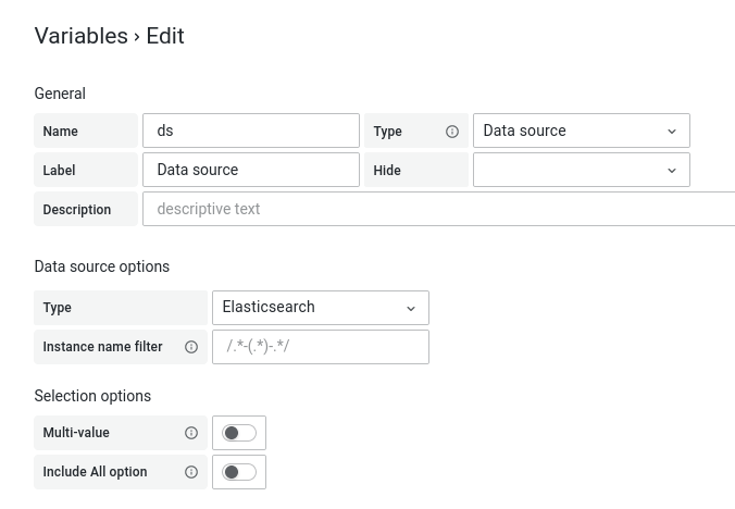 Adhoc filters cannot reference a data source variable · Issue #43472 · grafana/grafana · GitHub