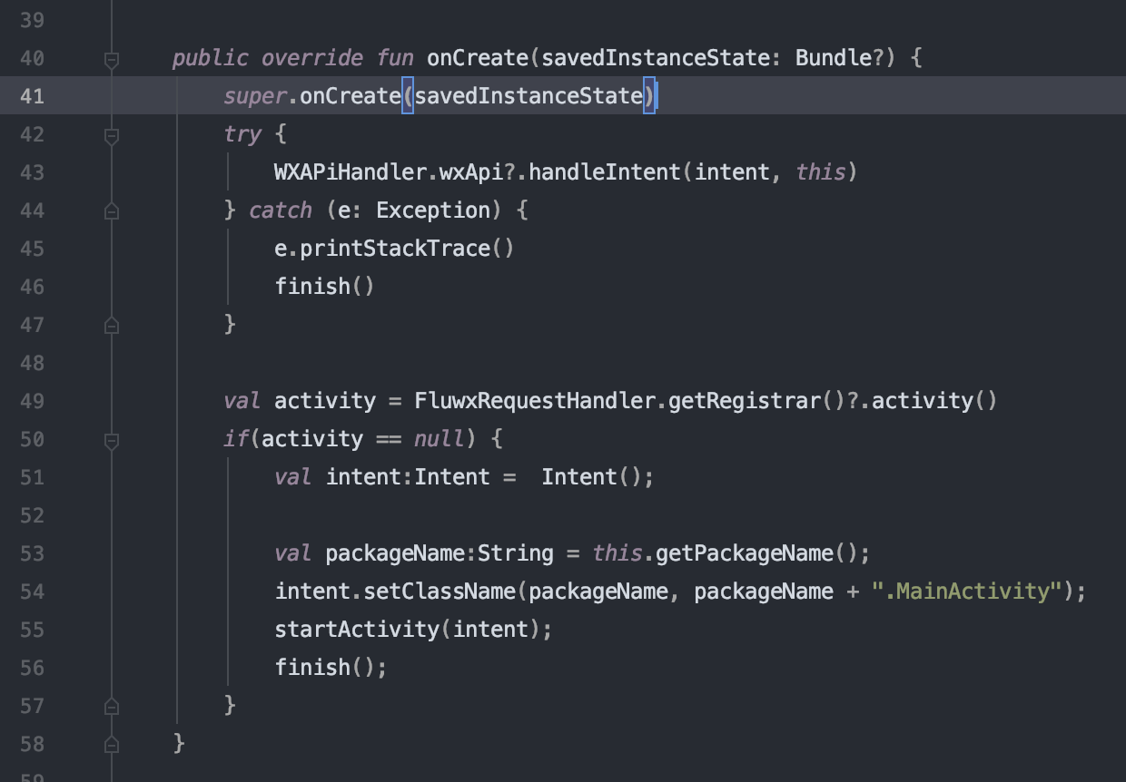 通过分享的小程序 拉起未启动的App，白屏，如果拉已启动的app没问题 · Issue #194 · OpenFlutter/fluwx · GitHub