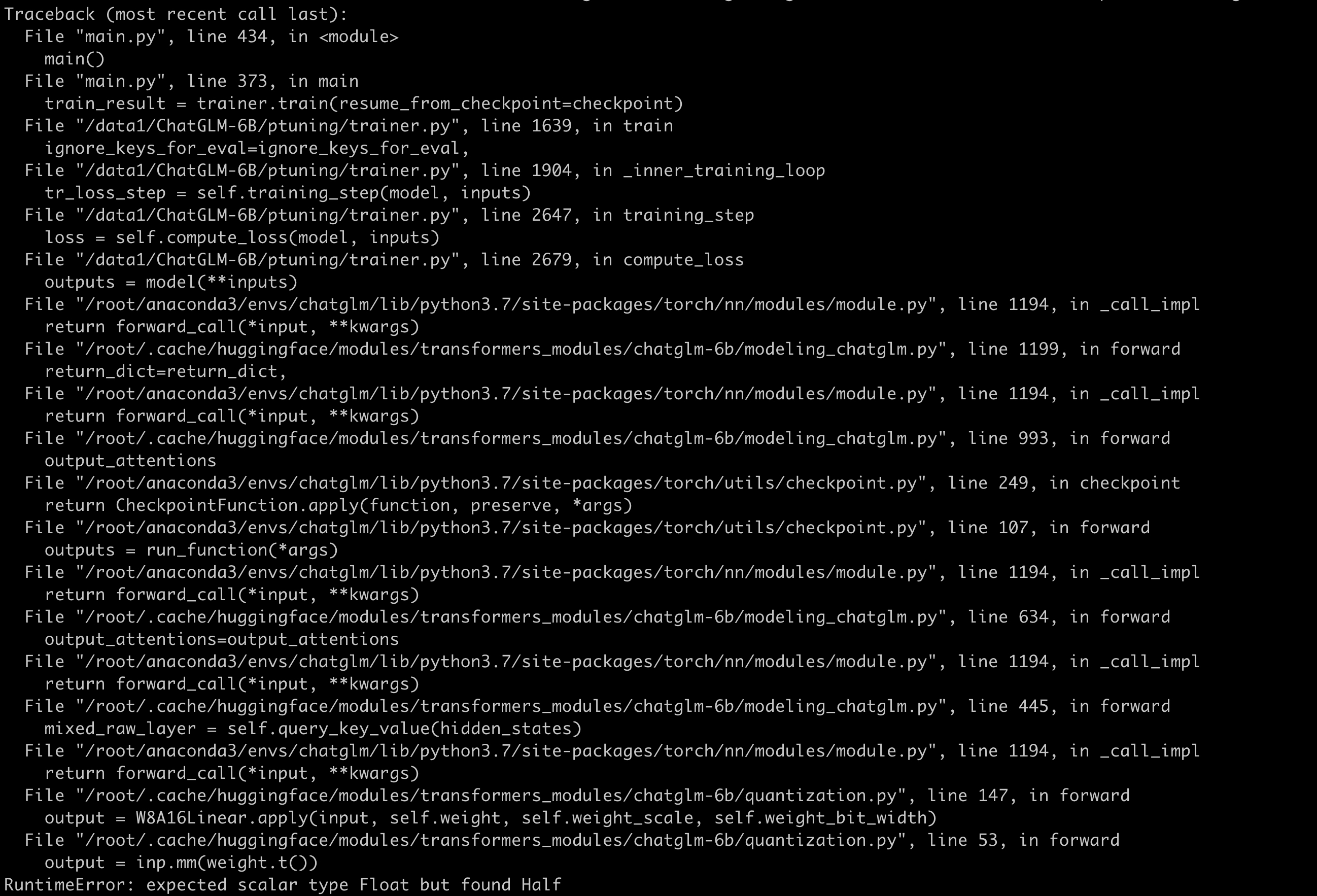 [bug Help] 6b模型下怎么解决 · Issue 1103 · Thudm Chatglm 6b · Github