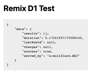 🐛 BUG: Cannot interact with D1 database locally using Remix and Pages · Issue #2347 · cloudflare ...