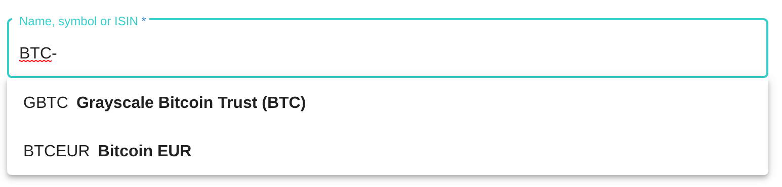 Crypto Not Showing When Adding New Activity In Self Hosted Instance