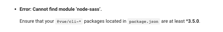 Documentation Faq Outdated Section About Node Sass · Issue 13000 · Vuetifyjsvuetify · Github