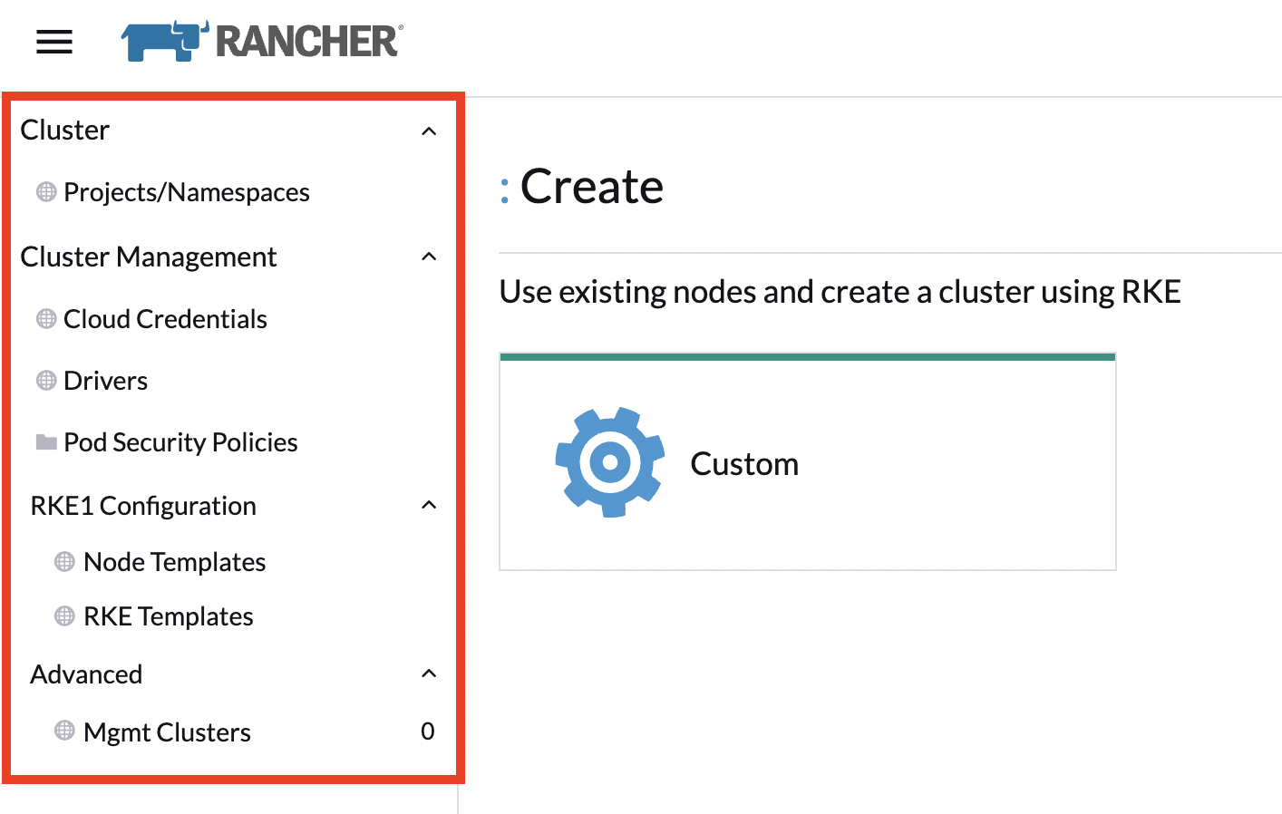 Permissions Granted - a user with restricted user-base role can create / import existing cluster ...