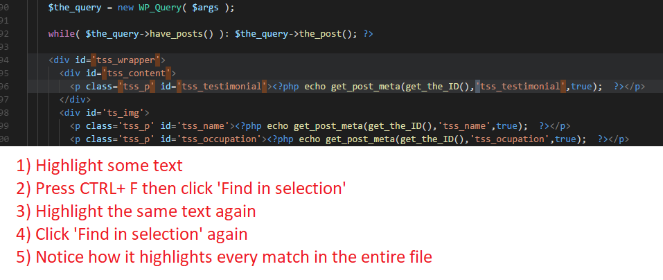 Find In Selection Does Not Function As Expected · Issue 45445 · Microsoftvscode · Github 