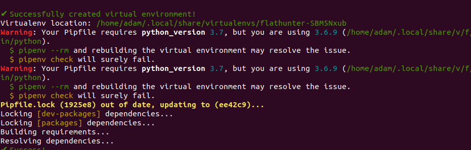 Is It Possible That Python 3.7 Is Requried? · Issue #150 · Flathunters 