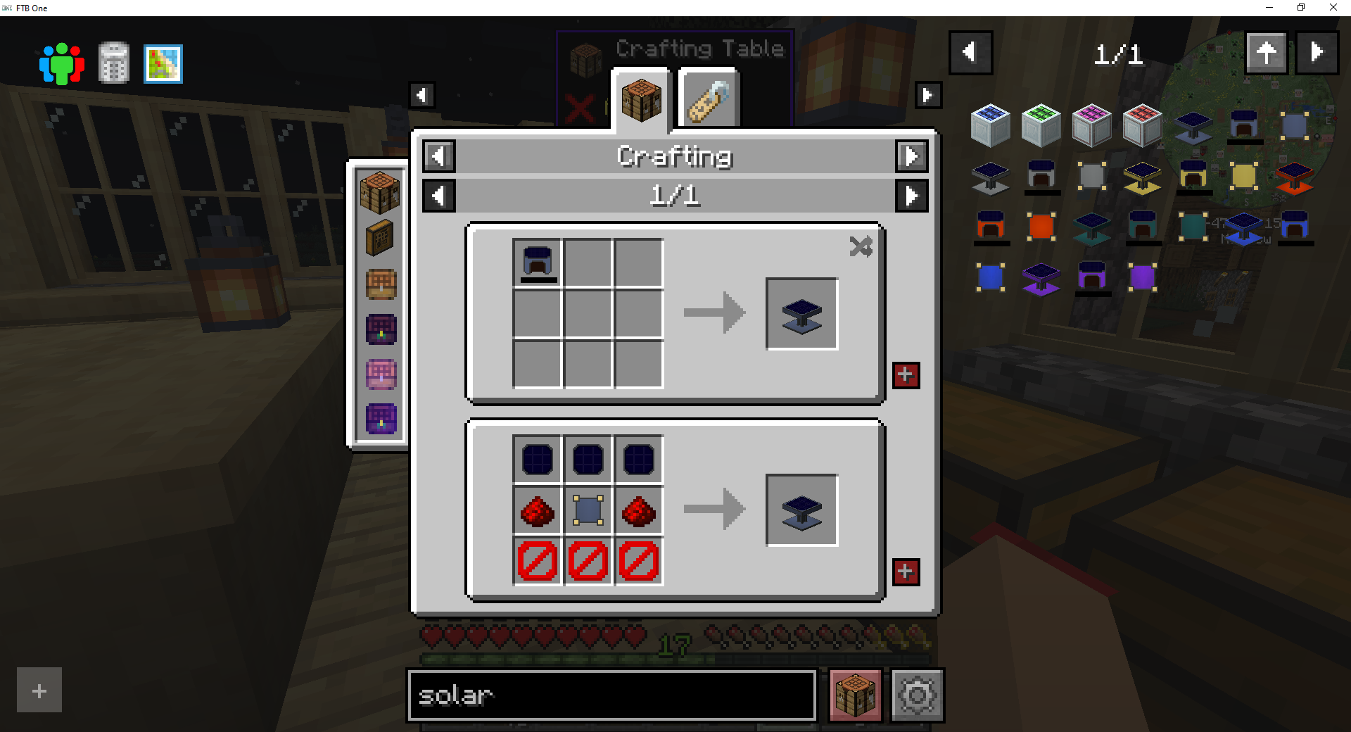 [Bug]: FTB One missing steel nugget for Leadstone Solar Panel recipe ...